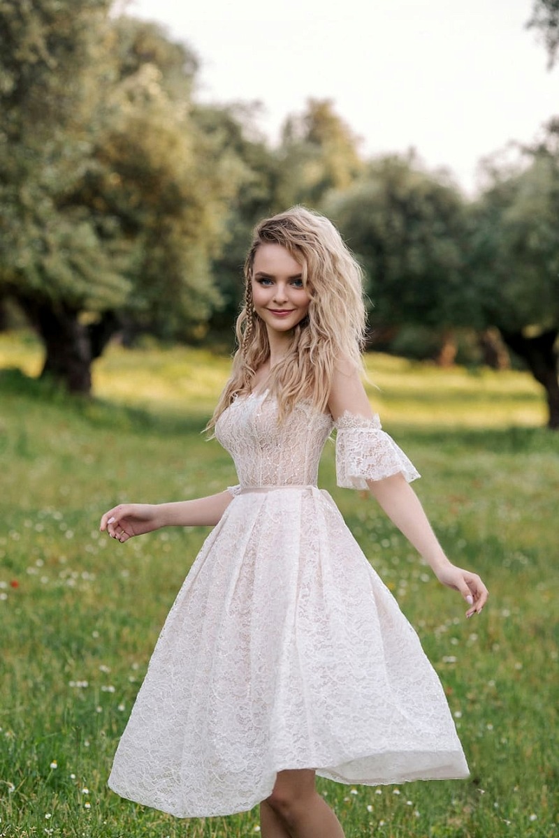 Короткое свадебное платье Milva Фанни | Купить свадебное платье в ...